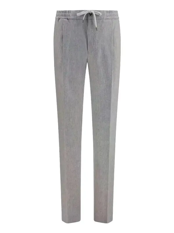 PT TORINO Drawstring Waist Trousers - Grey
