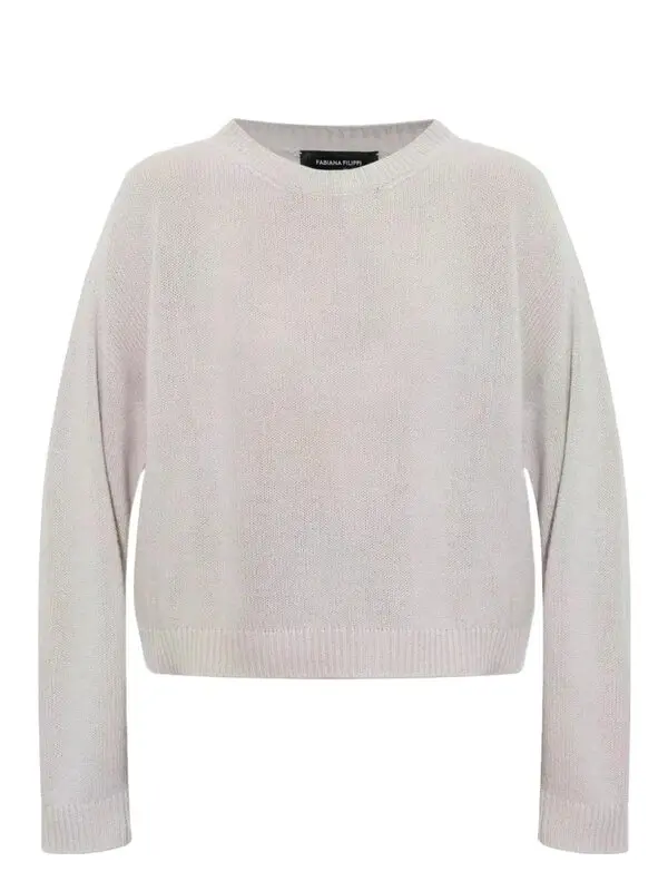 Fabiana Filippi Cashmere Crew Neck Sweater - Purple