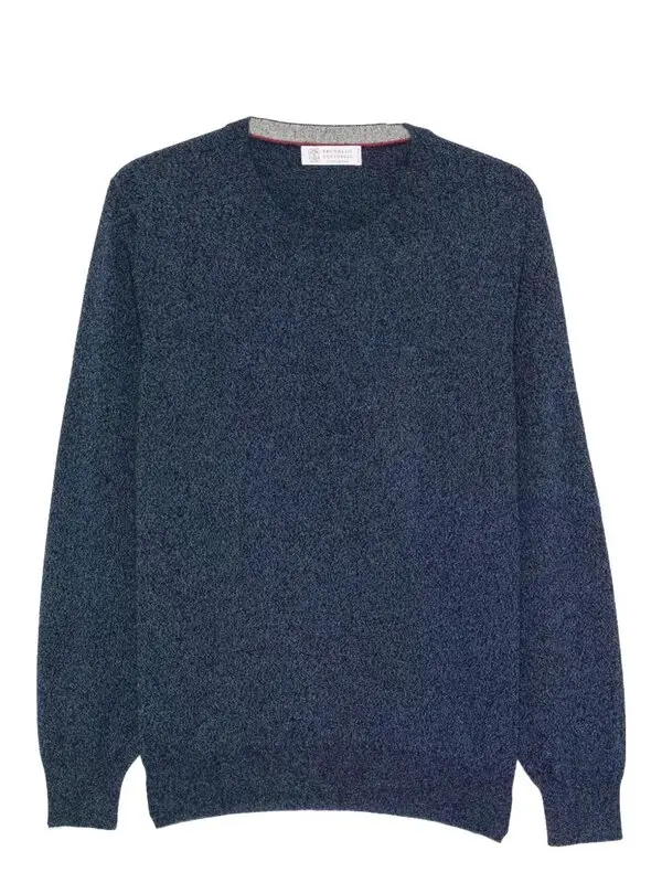 Brunello Cucinelli Cashmere Crew-neck Sweater - Blue