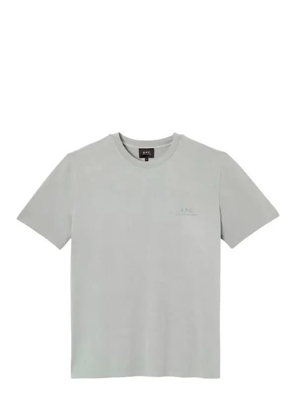 A.p.c. Logo-print T-shirt - Grey