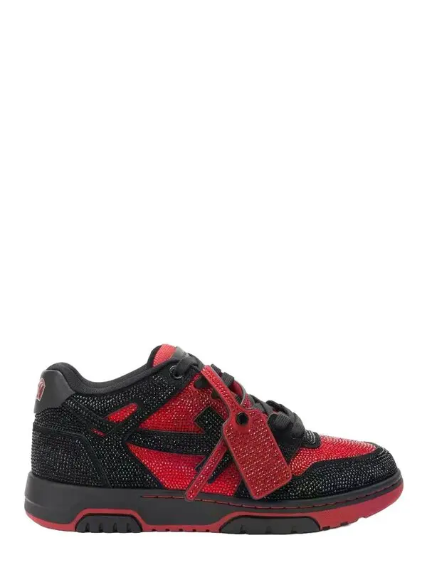 Off-White Out Of Office Strass-embellished Sneakers - Black