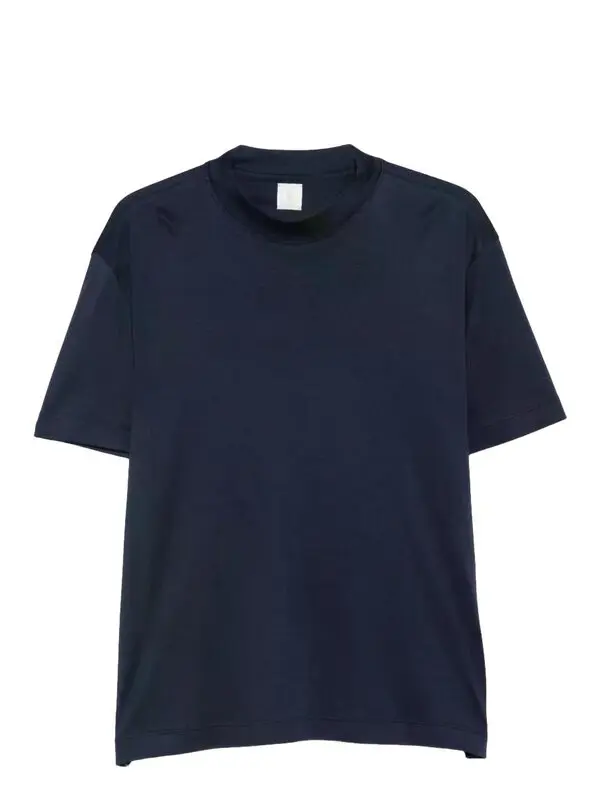 Eleventy Crew-neck Short-sleeve T-shirt - Blue