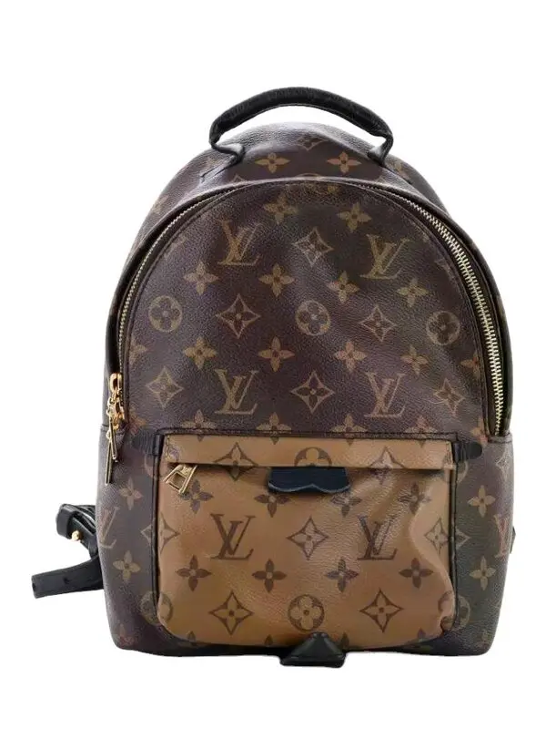 LOUIS VUITTON Palm Springs Reverse Monogram Canvas Pm Backpack - Brown