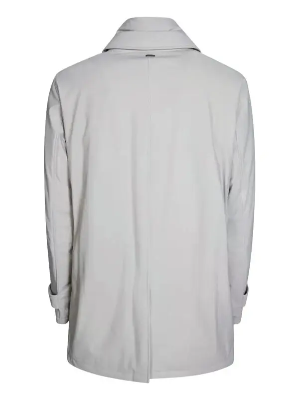 Herno Single-breasted Coat - Grey