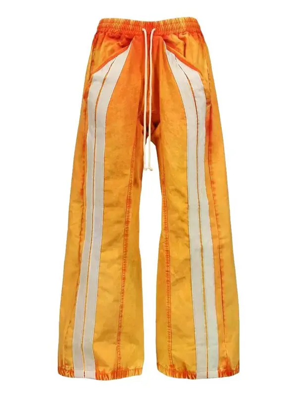RRR123 Trappist Side-stripe Trousers - Orange