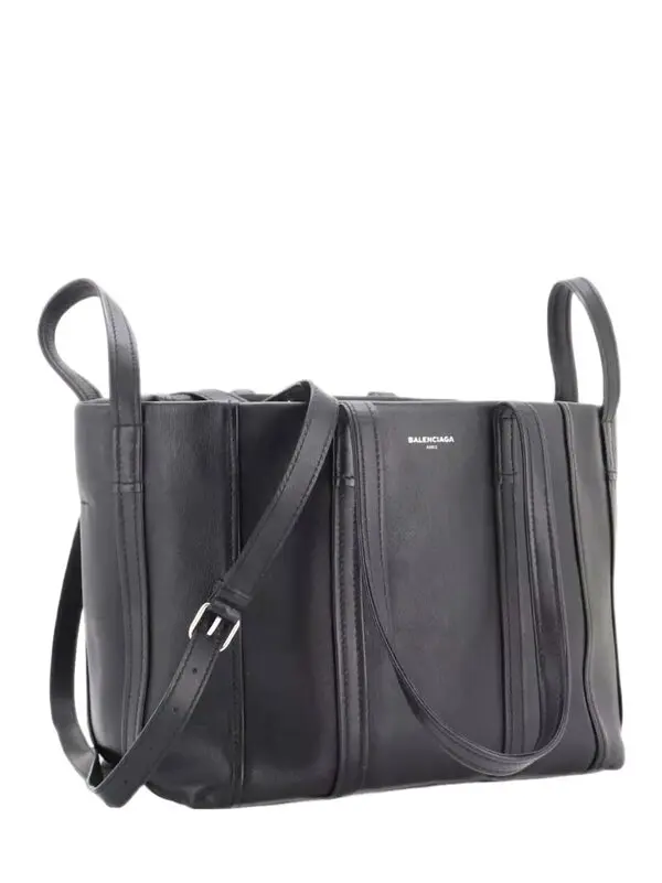 Balenciaga Leather Small Tote Bag - Black