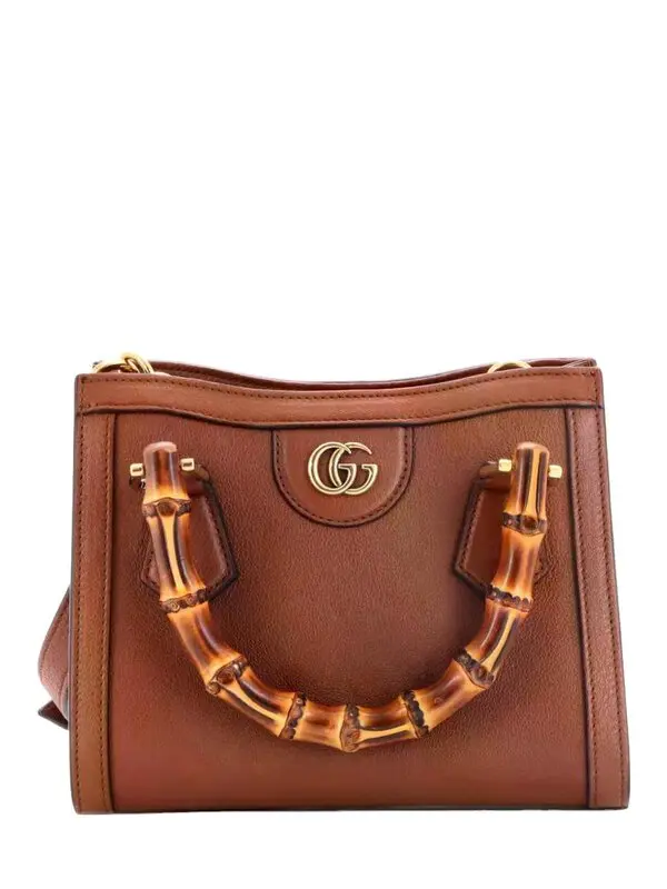 Gucci Diana Mini Tote Crossbody Bag - Brown