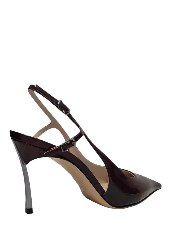 Casadei Patent Slingback Pumps - Purple