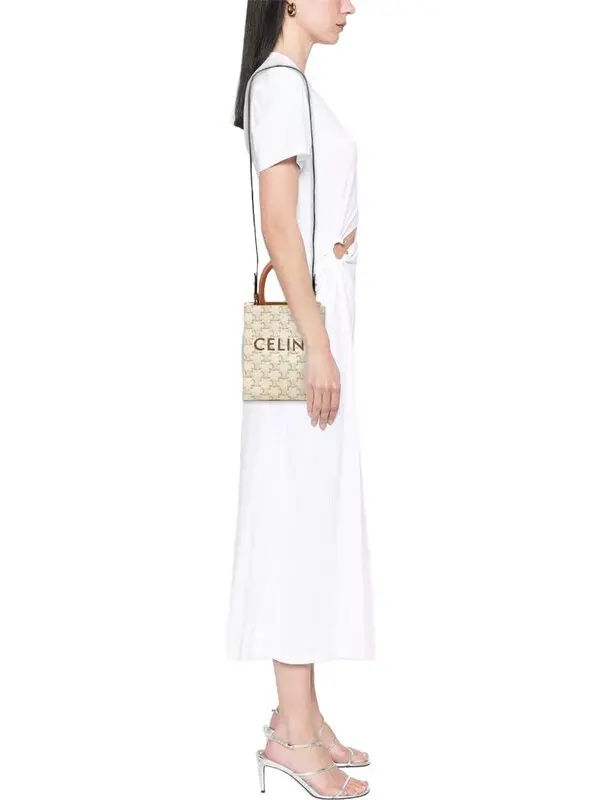 Celine Vertical Cabas Satchel - White