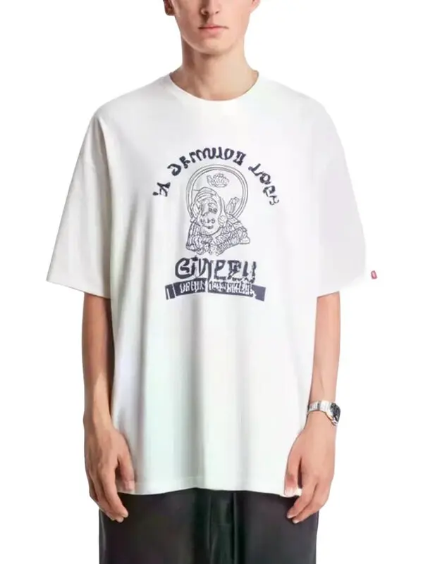 A BATHING APE Graphic Print T-shirt - Neutrals
