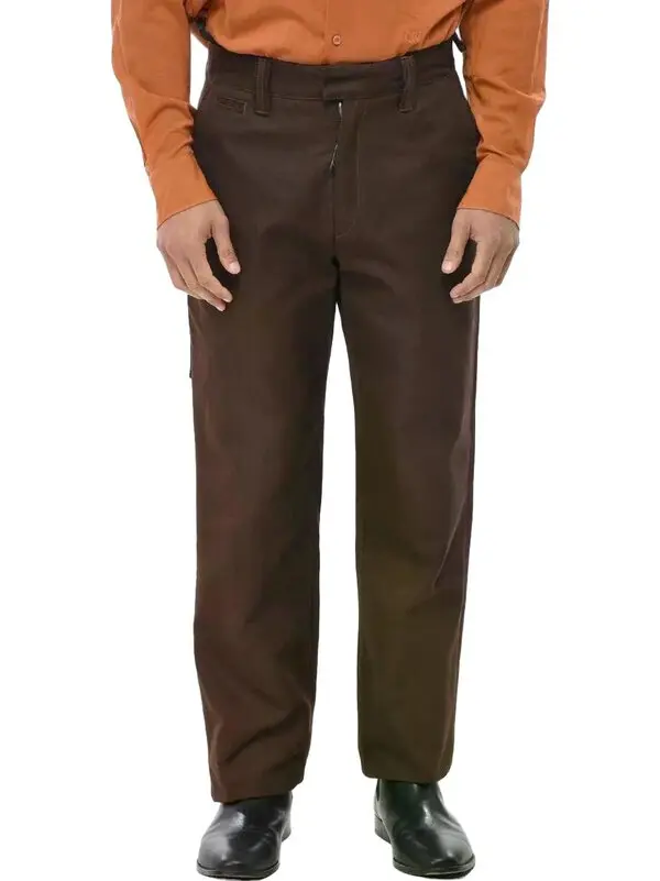 Off-White Belt-loop Chino Trousers - Brown