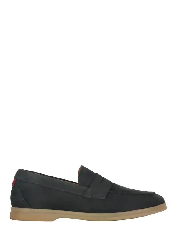 Bally Leather Penny Loafers - Grey