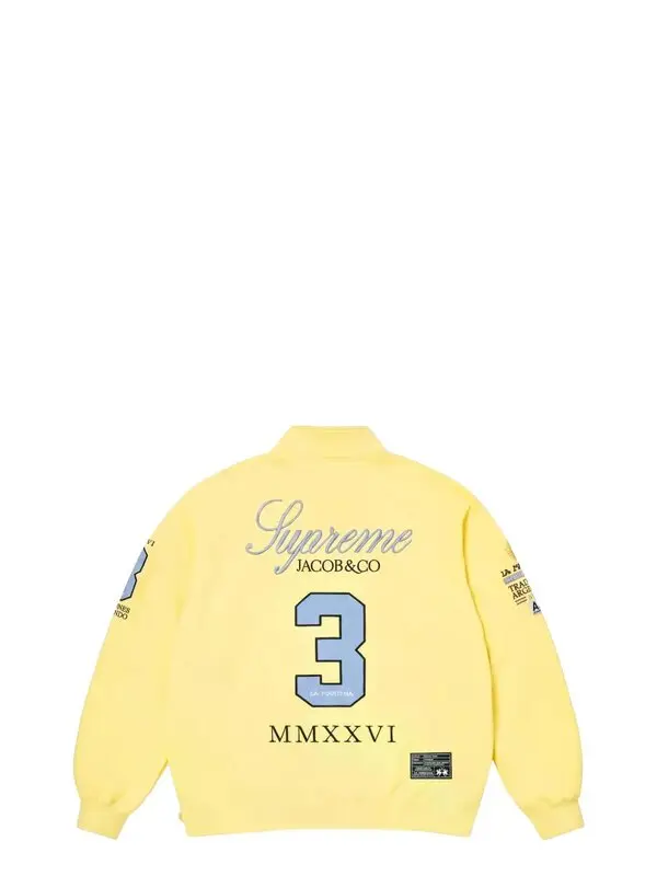 Supreme X La Martina X Jacob & Co Zip-up Sweatshirt - Yellow