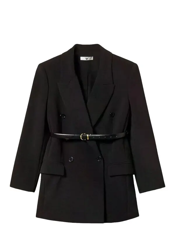 TWINSET Cady Blazer With Belt - Black