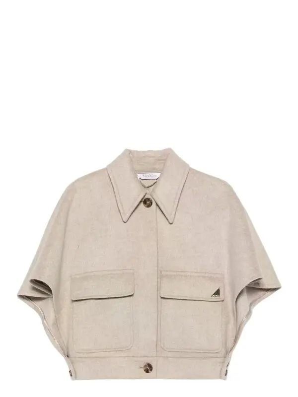 Max Mara Dream Cape Jacket - Neutrals