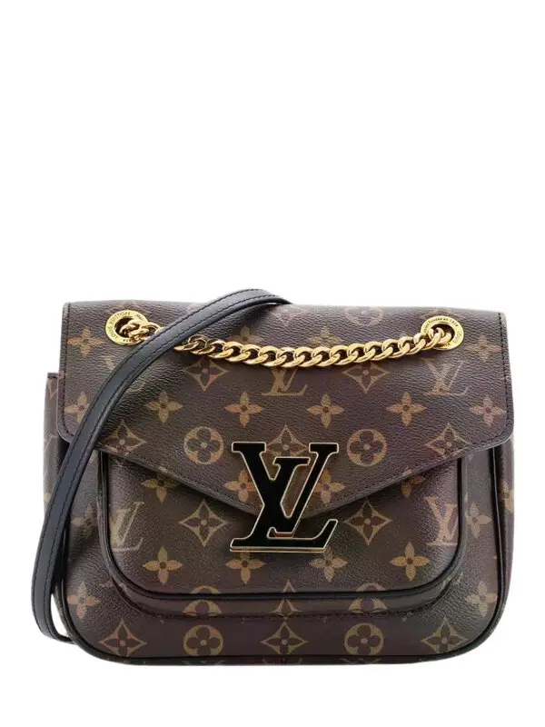 LOUIS VUITTON Passy Monogram Canvas Crossbody Bag - Brown