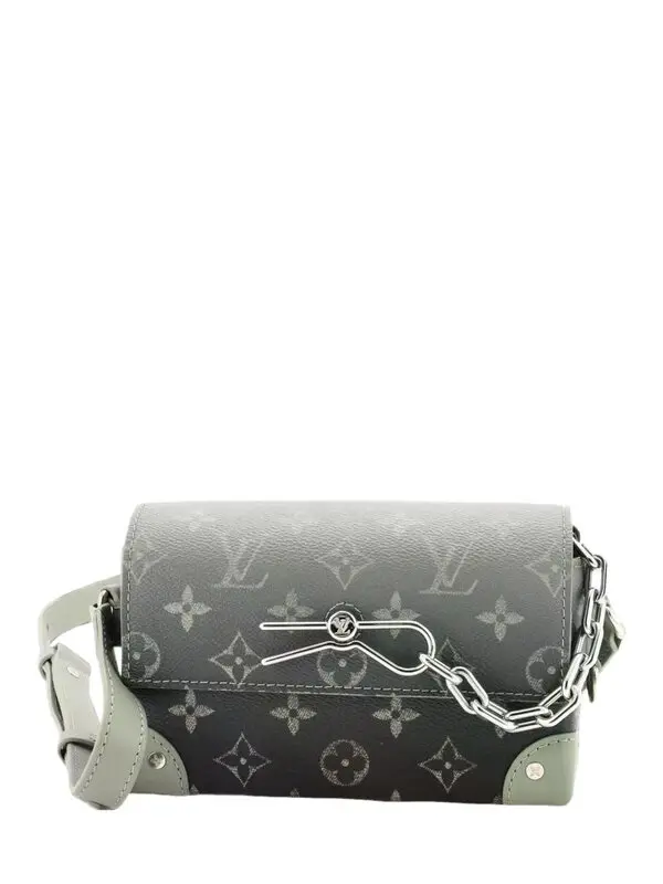 LOUIS VUITTON Steamer Wearable Wallet Gradient Monogram Canvas Crossbody Bag - Black