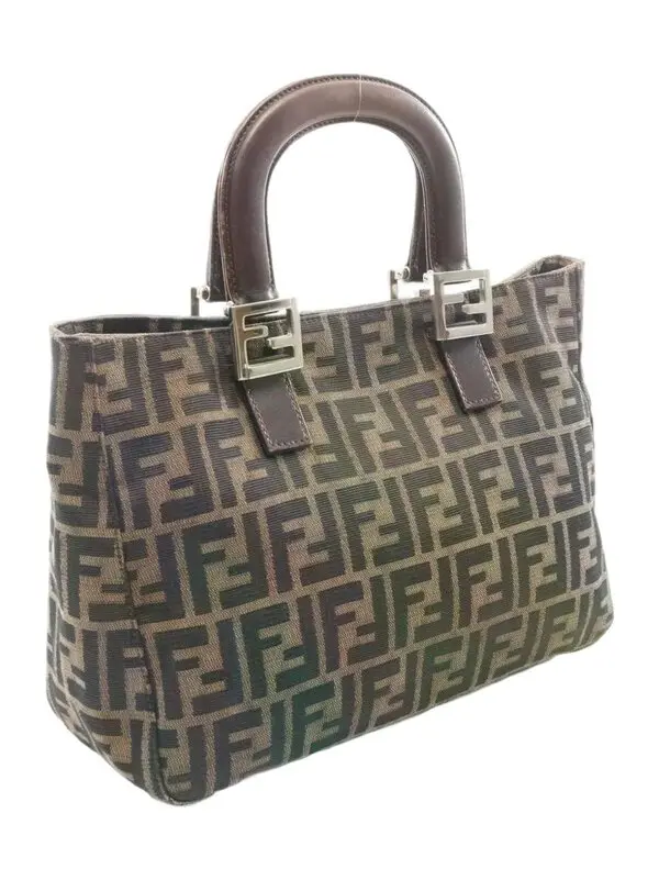 Fendi 2000s Zucca Tote Bag - Brown