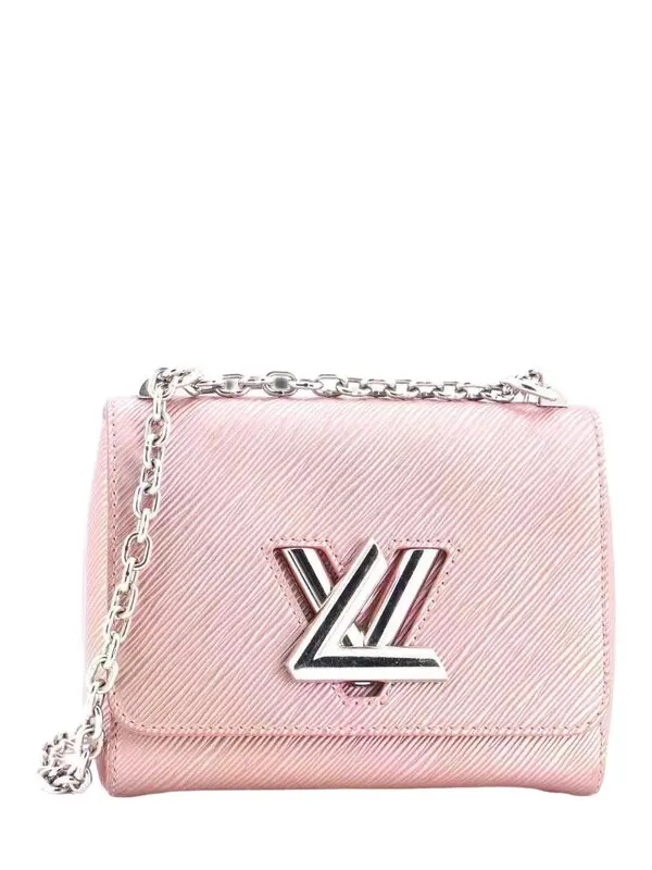 LOUIS VUITTON Twist Handbag Epi Leather Pm Crossbody Bag - Pink