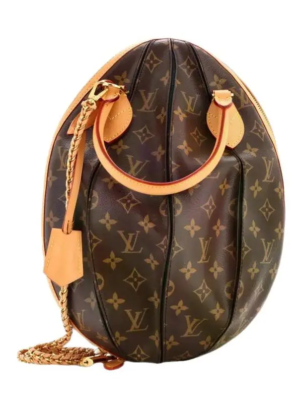 LOUIS VUITTON Monogram Canvas And Leather Satchel - Black