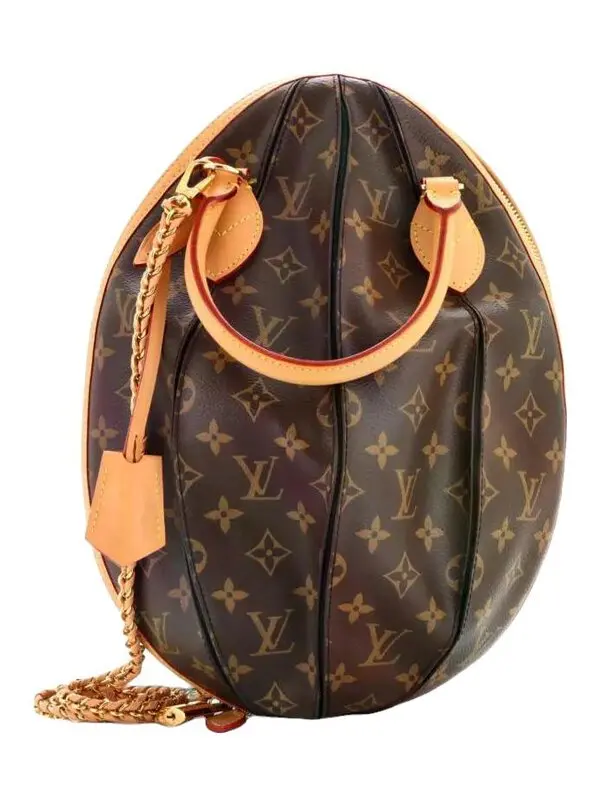 LOUIS VUITTON Monogram Canvas And Leather Satchel - Black