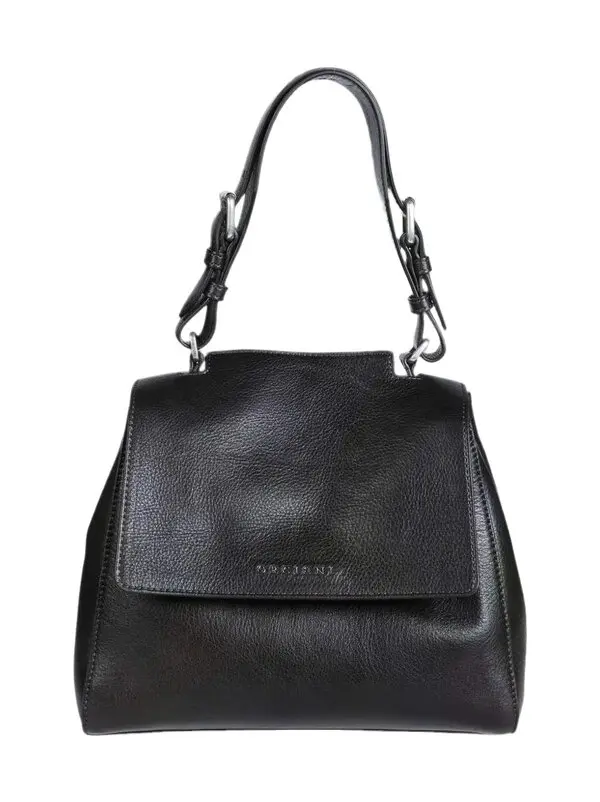 Orciani Sveva Grain-leather Tote Bag - Black
