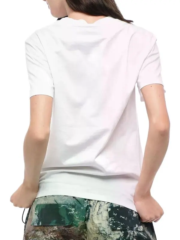 Stella McCartney Slogan Print Short Sleeve T-shirt - White