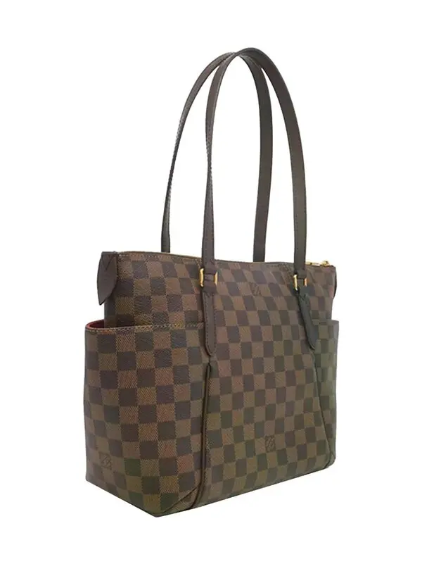 LOUIS VUITTON Damier Ebene Totally Pm Tote Bag - Brown