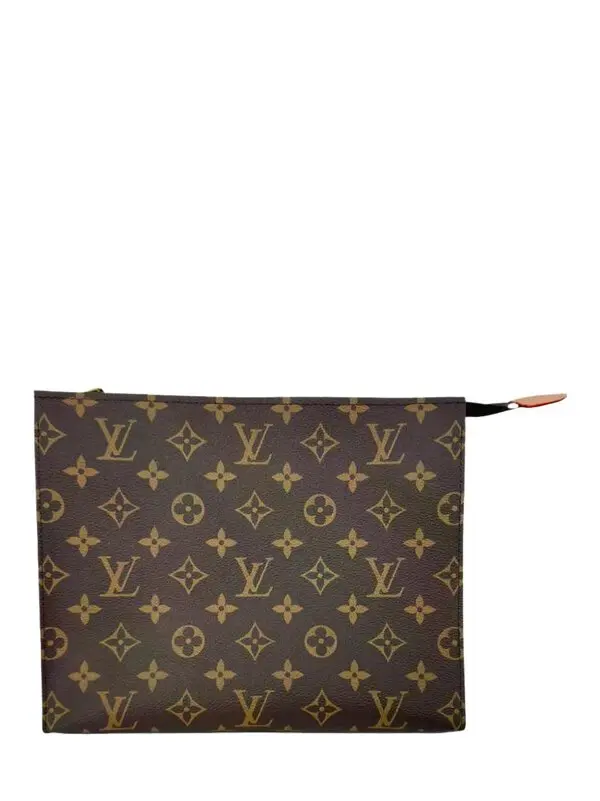 LOUIS VUITTON Monogram Toiletry Pouch - Brown