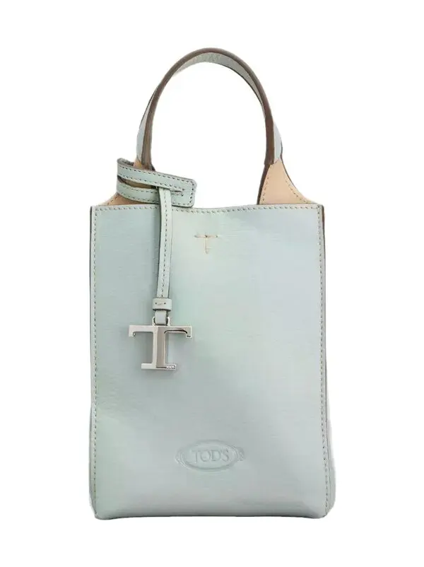 TOD'S Timeless Leather Tote Bag - Blue