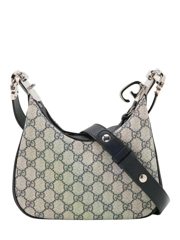 Gucci Gg Supreme Attache Crossbody Bag - Neutrals