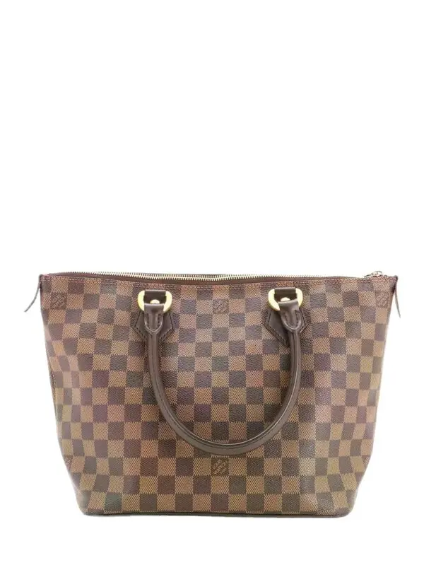 LOUIS VUITTON Saleya Handbag Damier Pm Tote Bag - Brown