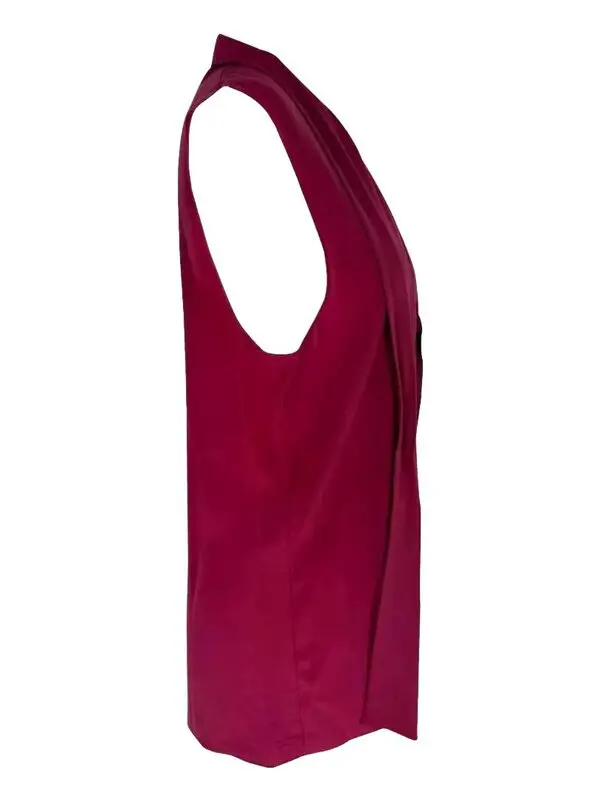 Gucci V-neck Sleeveless Blouse - Pink