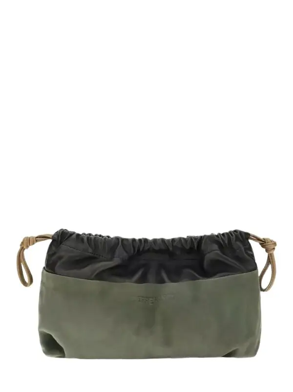 Pierre Hardy Twin Leather Clutch Bag - Green