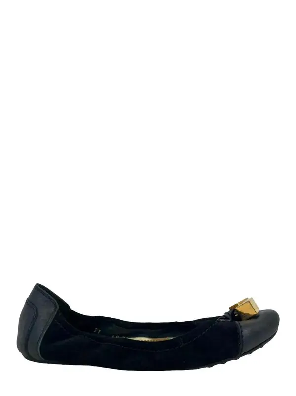 LOUIS VUITTON Monogram Cube Ballet Flats - Black