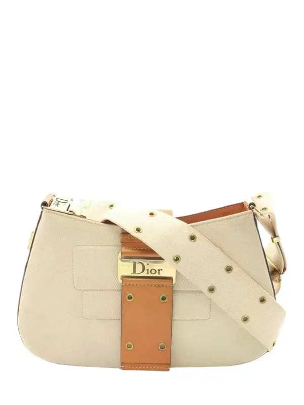 Dior 2000s Street Chic Columbus Shoulder Bag - Neutrals