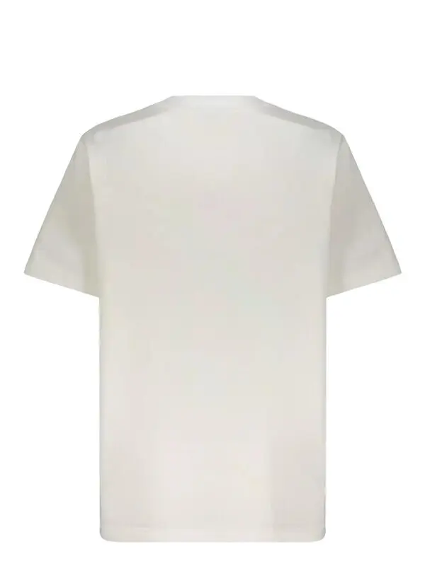 Burberry Logo Print Cotton T-shirt - Neutrals