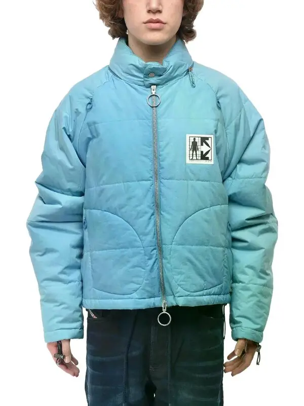Off-White El Capitan Quilted Puffer Jacket - Blue