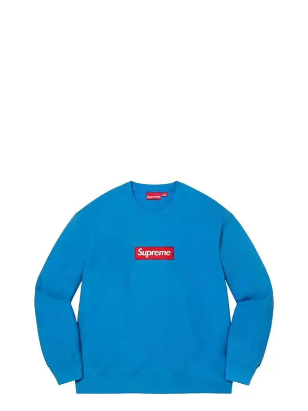 Supreme Box Logo Crewneck Sweatshirt - Blue