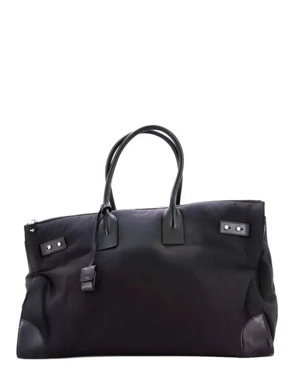 Saint Laurent Sac De Jour Duffle Bag Nylon 48h Travel Bag - Black