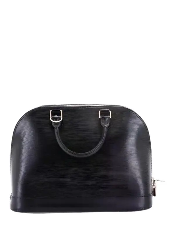 LOUIS VUITTON Alma Handbag Epi Leather Pm Satchel - Black