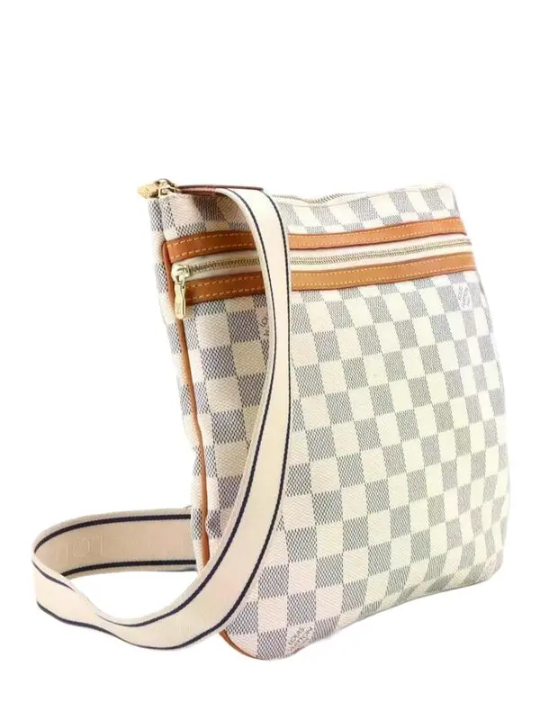 LOUIS VUITTON Damier Bosphore Pochette Crossbody Bag - White