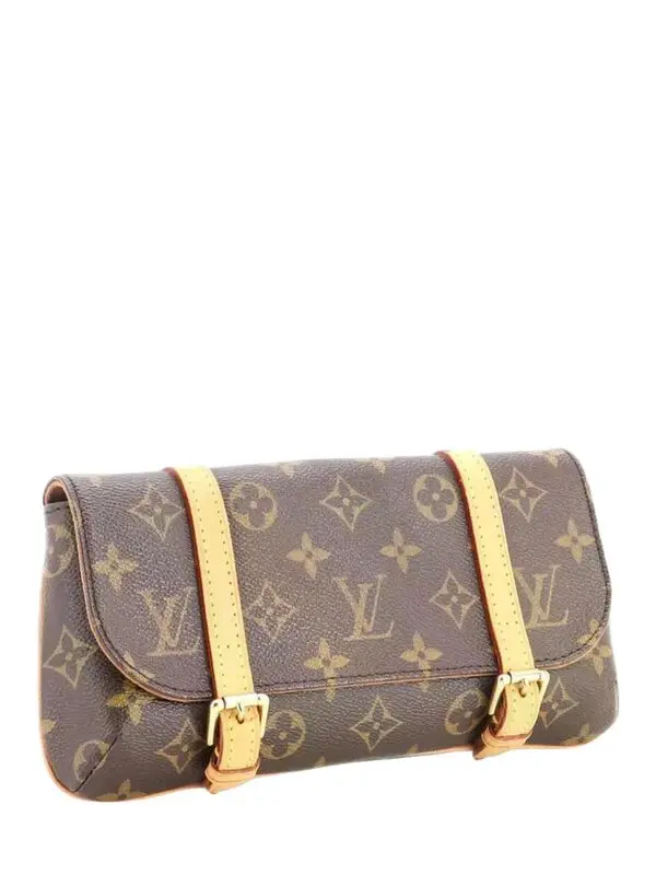 LOUIS VUITTON Monogram Canvas Belt Bag - Brown