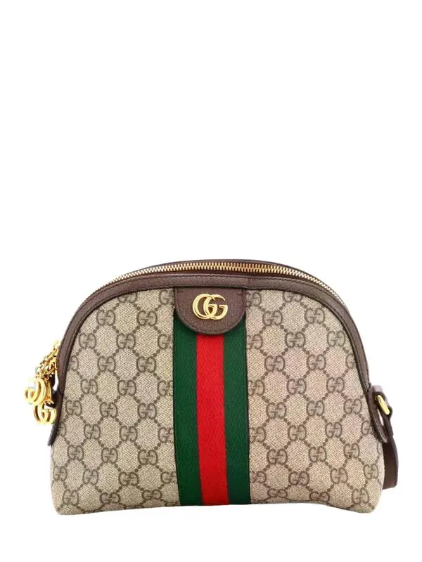 Gucci Ophidia Gg Coated Canvas Small Shoulder Bag - Brown