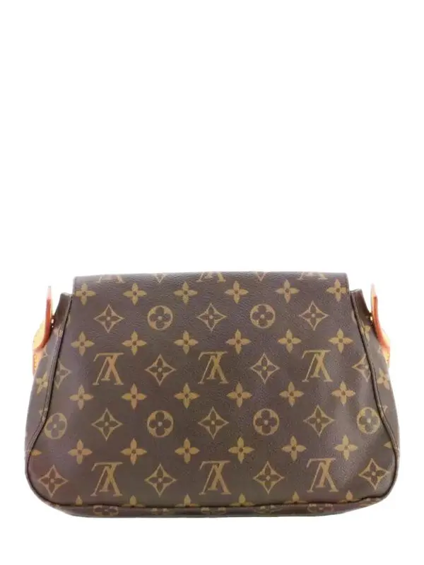 LOUIS VUITTON Monogram Canvas Mini Satchel Handbag - Brown