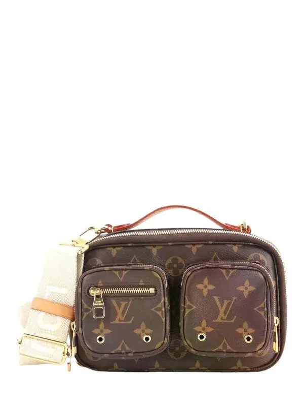 LOUIS VUITTON Monogram Canvas Utility Crossbody Bag - Brown