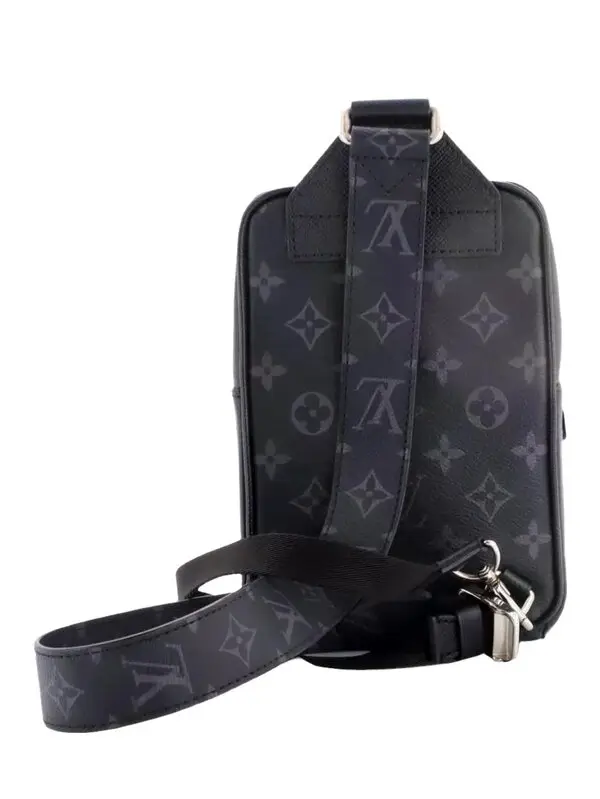 LOUIS VUITTON Monogram Taigarama Outdoor Sling Bag - Black