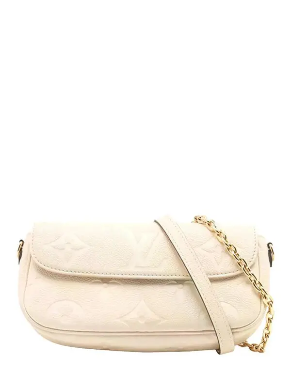 LOUIS VUITTON Monogram Empreinte Giant Ivy Wallet On Chain Satchel - Neutrals