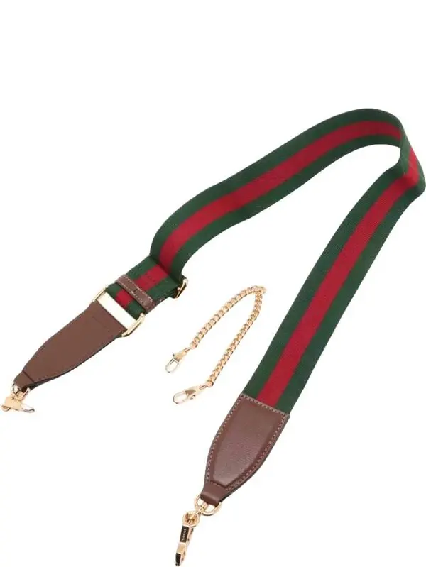Gucci Mini Gg Supreme Web Horsebit 1955 Satchel - Neutrals