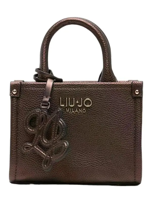 Liu Jo Logo Plaque Tote Bag - Brown